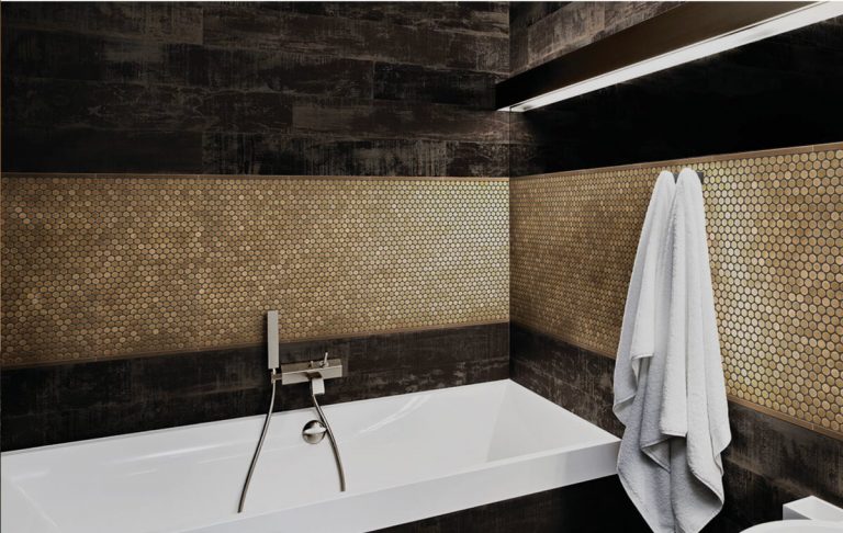 Reclaimed Charred 6" x 36" Wood-Look Porcelain from Garden State Tile