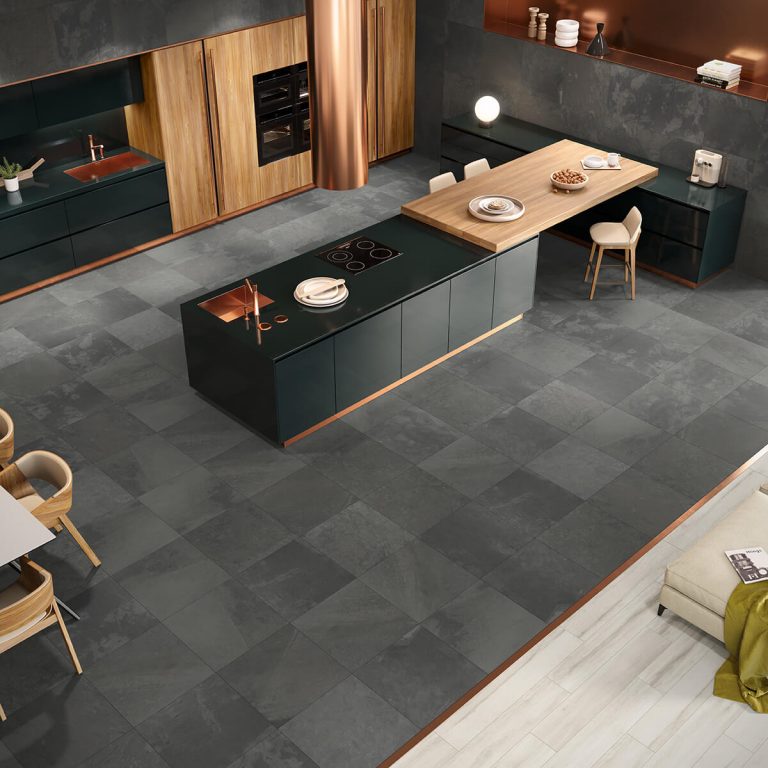 Slate Anthracite 12" x 24" Matte Rectified from Garden State Tile