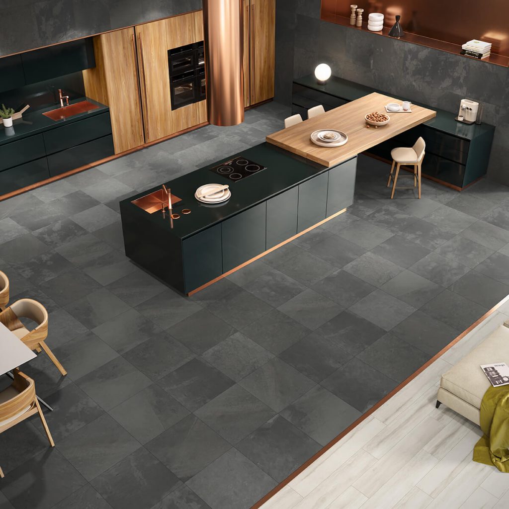 Slate Anthracite 12" x 24" Matte Rectified from Garden State Tile