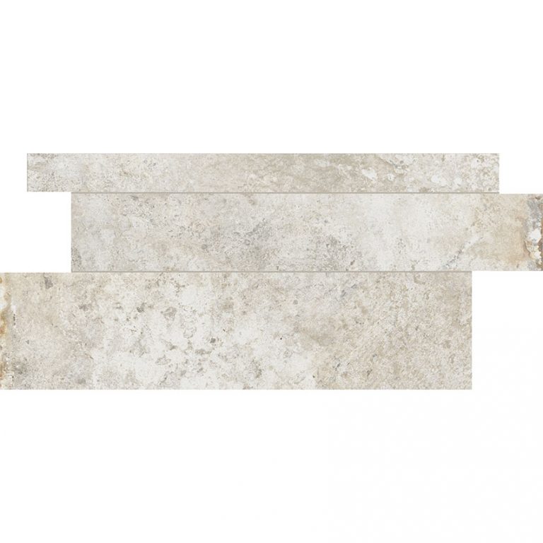 Debitage Plank Mosaic Flint Porcelain Stoneware from Garden State Tile