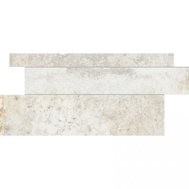 Debitage Plank Mosaic Flint Porcelain Stoneware from Garden State Tile