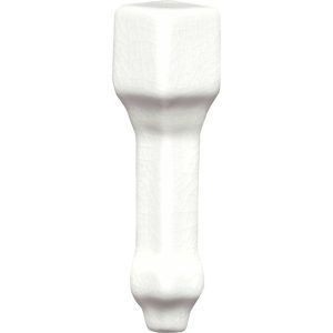 White Crown Molding End Cap from Garden State Tile