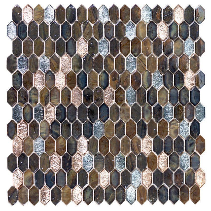 Regal Tigers Eye 12" x 12" Mosaic - Garden State Tile