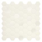 Hexa Deep Navy Hex Mosaics 12" x 12" Fabric Mix from Garden State Tile