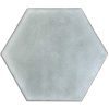 Solid Hex Grey Solid Hexagon 6" x 7" from Garden State Tile