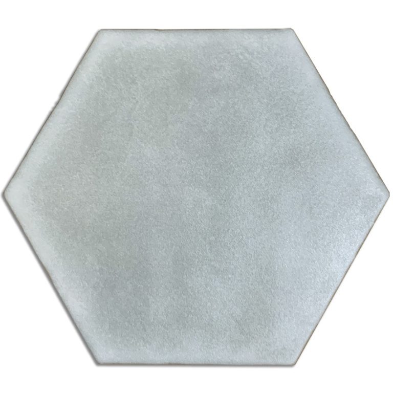 Solid Hex Green Solid Hexagon 6" x 7" from Garden State Tile