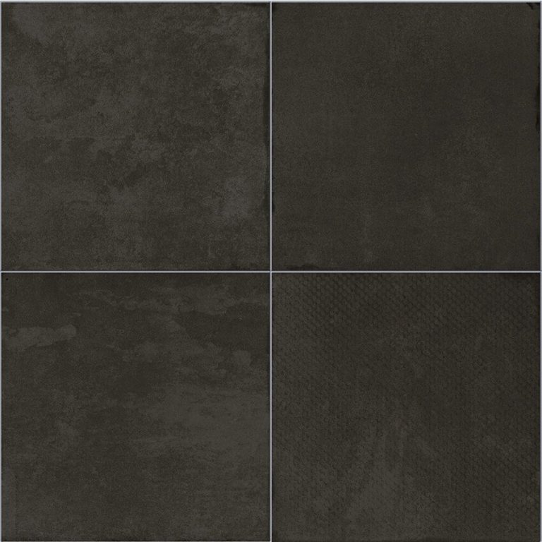 Marrakesh Noir Epoque 8" x 8" Matte Porcelain from Garden State Tile