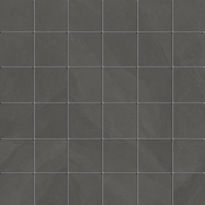 Ardosia Elephant Grey 2" x 2" Mosaics from Garden State Tile