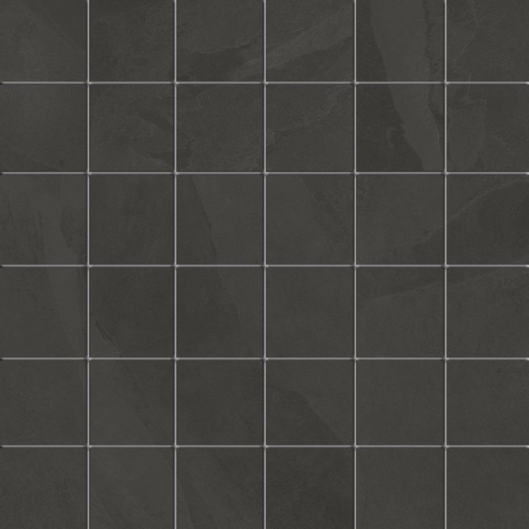 Ardosia Elephant Grey 2" x 2" Mosaics from Garden State Tile