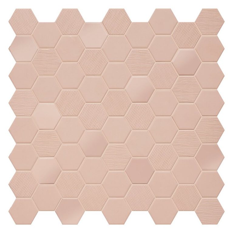 Hexa Azure Mist Hex Mosaics 12" x 12" Matte from Garden State Tile