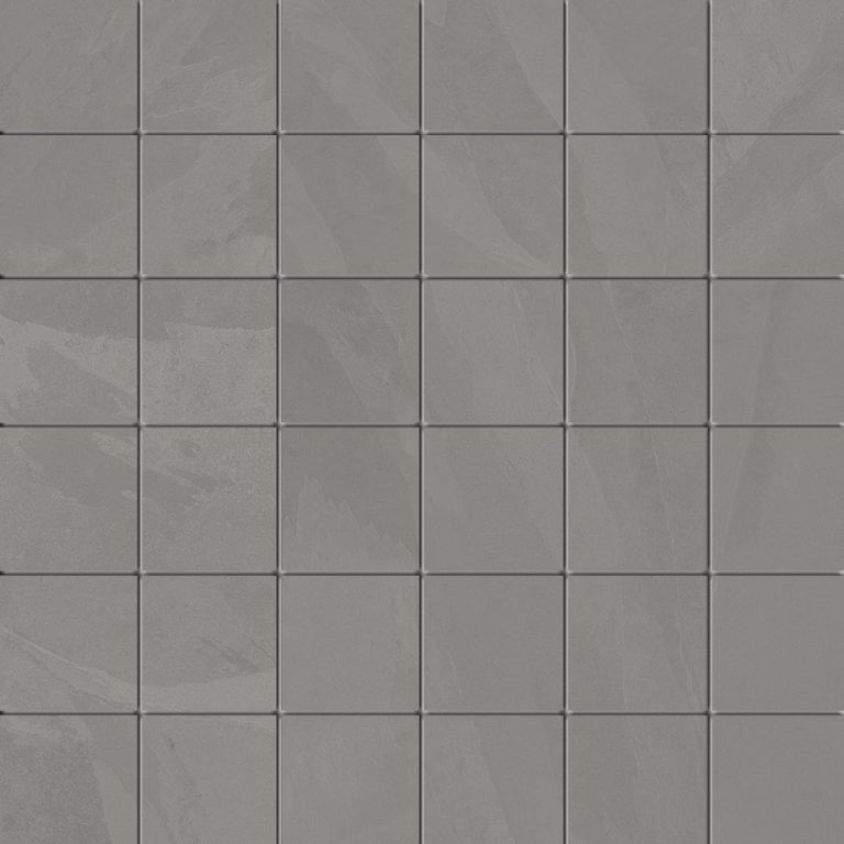 Ardosia Elephant Grey 2" x 2" Mosaics from Garden State Tile