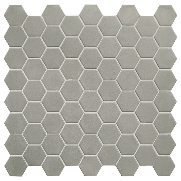 Hexa Aegean Blue Hex Mosaics 12" x 12" Matte from Garden State Tile