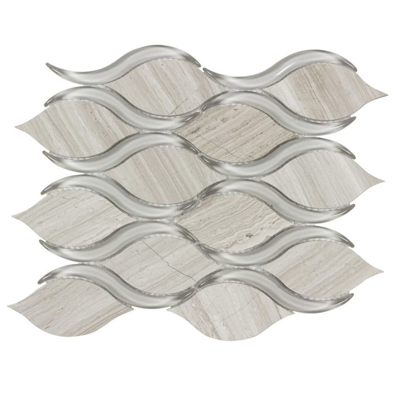 Fusion Mystic Rain 2" x 3" Mosaic Tile from Garden State Tile