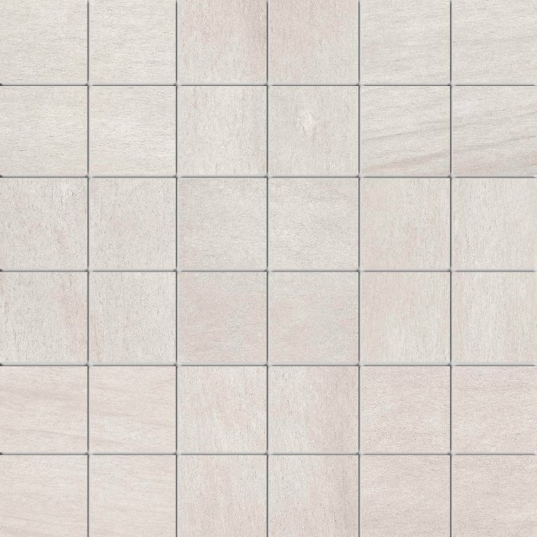 Basalt White 2" x 2" Mosaic Matte from Garden State Tile