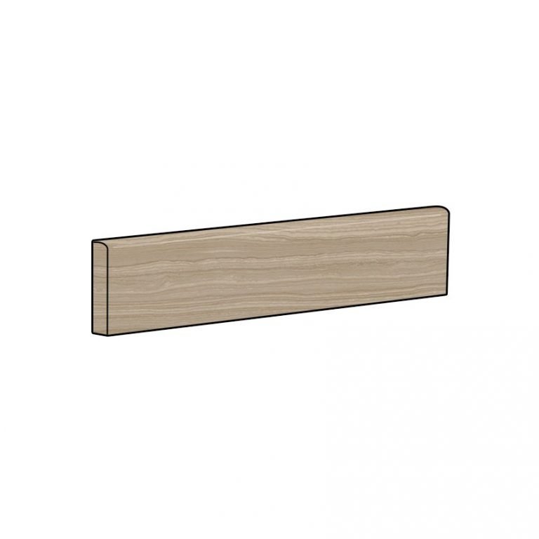 Java Joint Flat White 4" x 24" Bullnose Unpolished from Garden State Tile