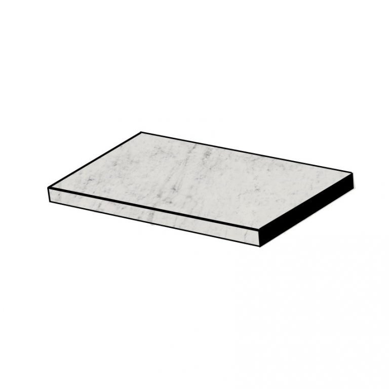 Canova Carrara 12" x 24" Pool Coping/Stair Flat Front