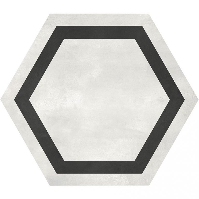 Capsule Ivory 7" x 8" Porcelain Hexagon from Garden State Tile
