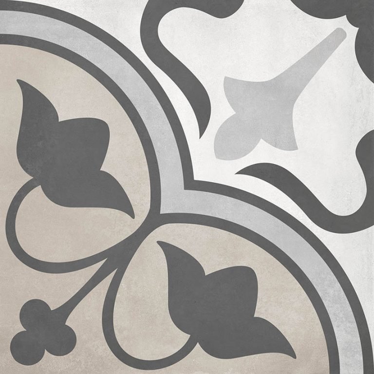 Capsule Stellar 8" x 8" Monochrome Deco from Garden State Tile