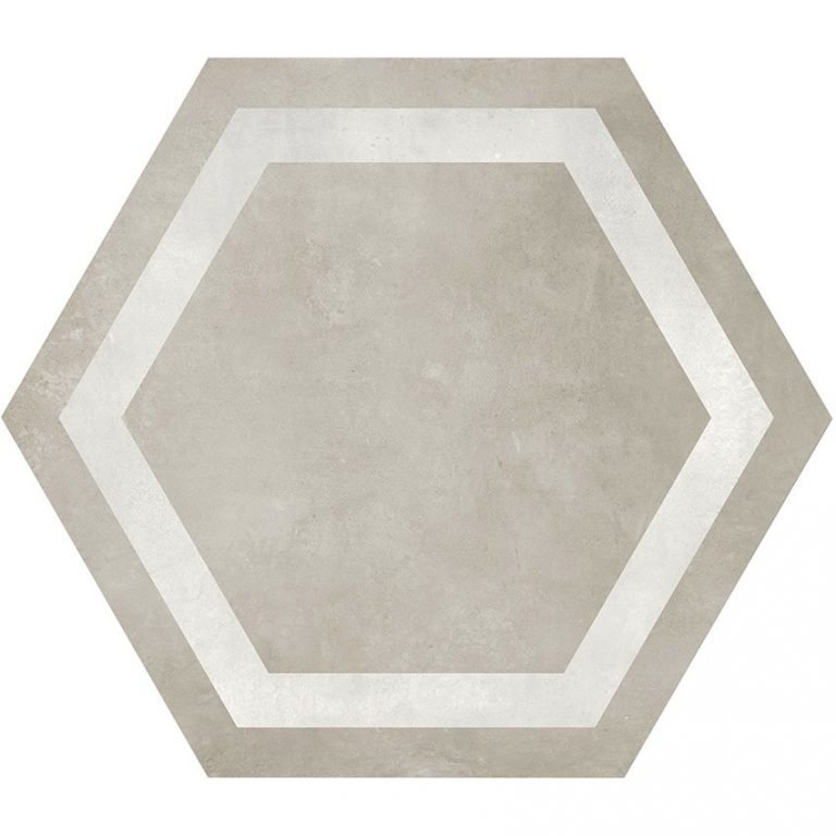 Sand 7" x 8" Hexagon Frame from Garden State Tile