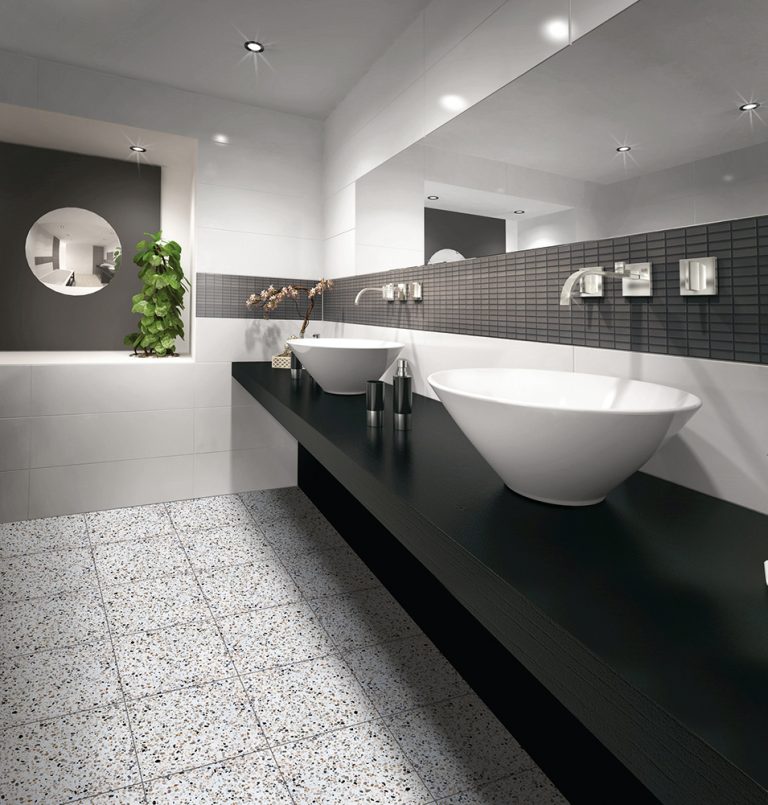 Ancona Bacco 16" x 16" Honed Terrazzo from Garden State Tile