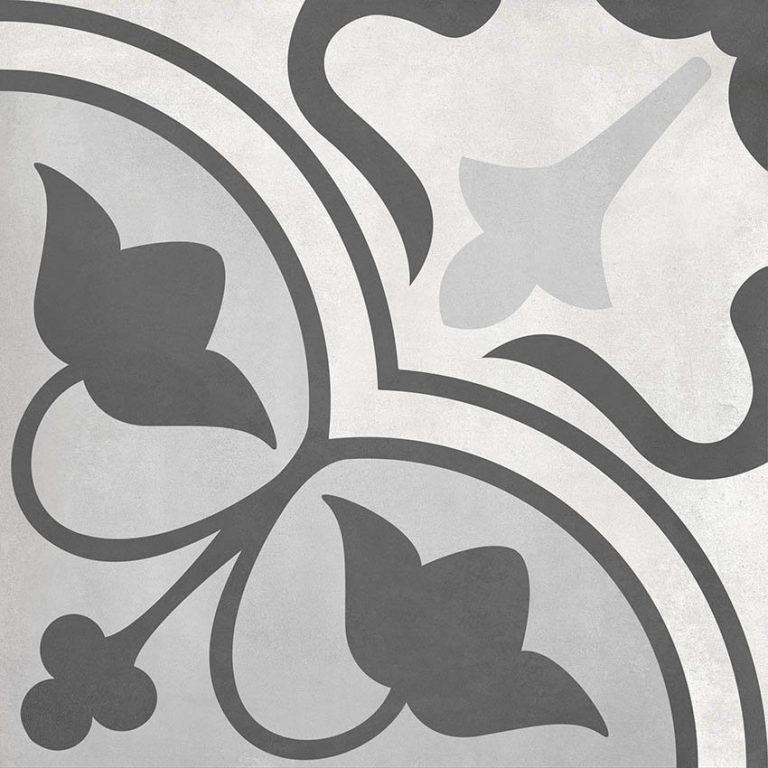Capsule Geo 8" x 8" Monochrome Deco from Garden State Tile