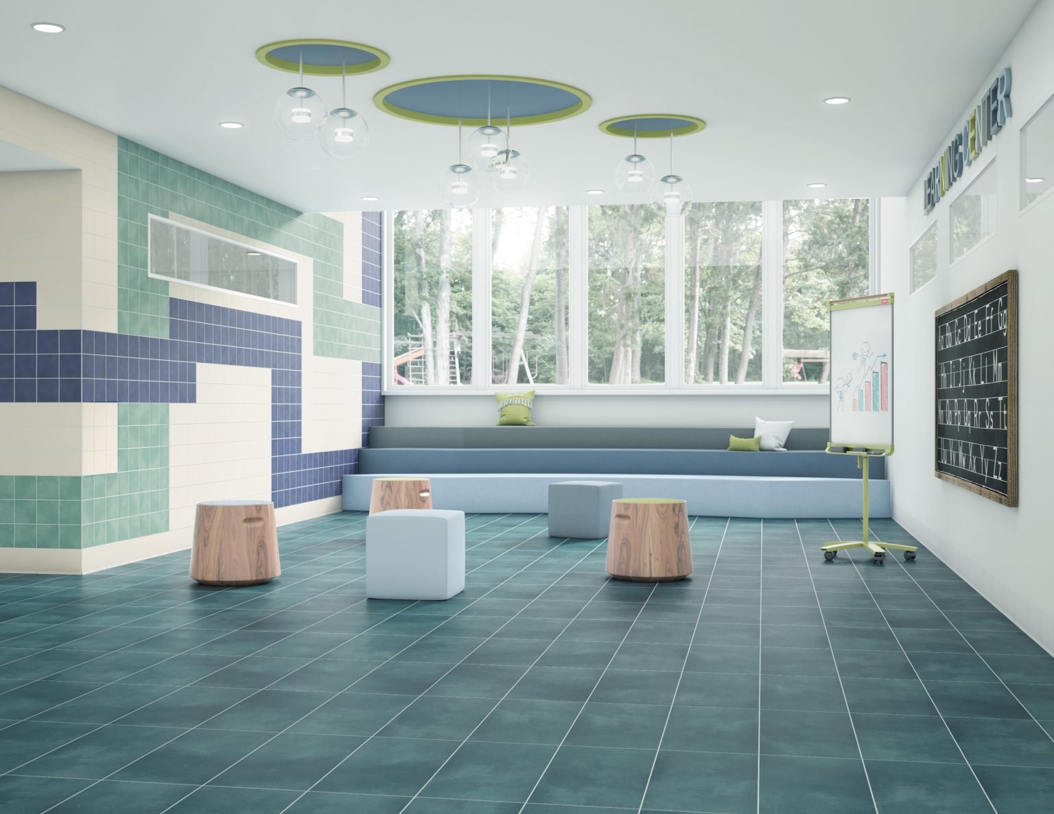 Color Blox 2.0 Slinky 12" x 24" Unpolished from Garden State Tile