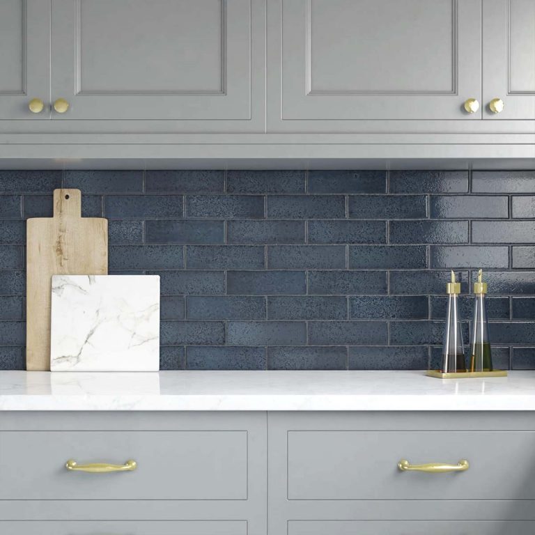 Indigo 2.5" x 8" Glossy from Garden State Tile