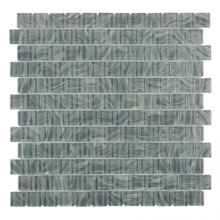 Hilo High Tide Sky Blue 1" x 1" Mosaic from Garden State Tile