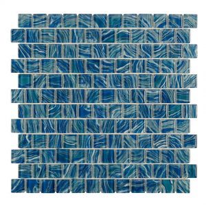 Hilo Ocean Sea Sparkle Turquoise 2" x 12" from Garden State Tile