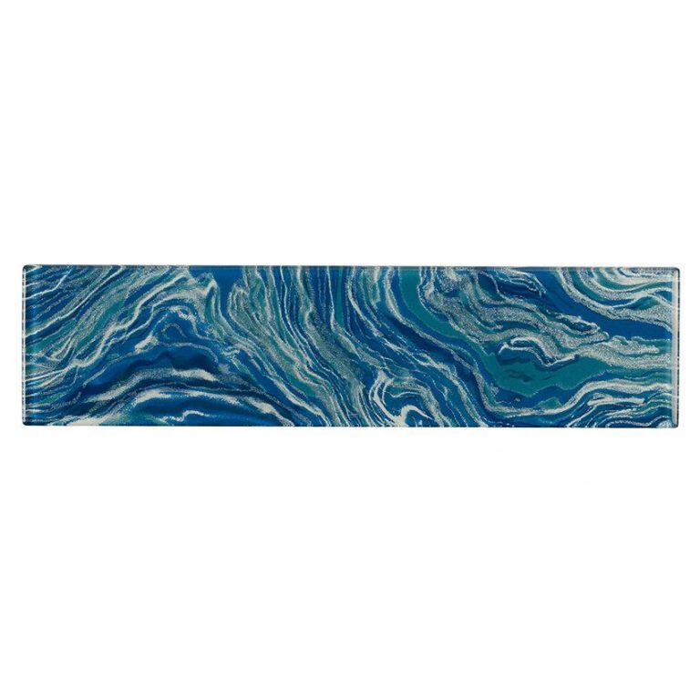 Hilo High Tide Sky Blue 3" x 12" from Garden State Tile