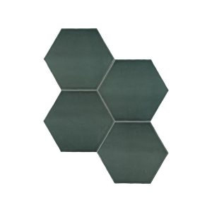 Emerald 6" Hex Pressed Gloss from Garden State Tile