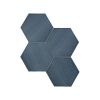 Sterling 6" Hex Pressed Gloss from Garden State Tile