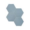 Sterling 6" Hex Pressed Gloss from Garden State Tile