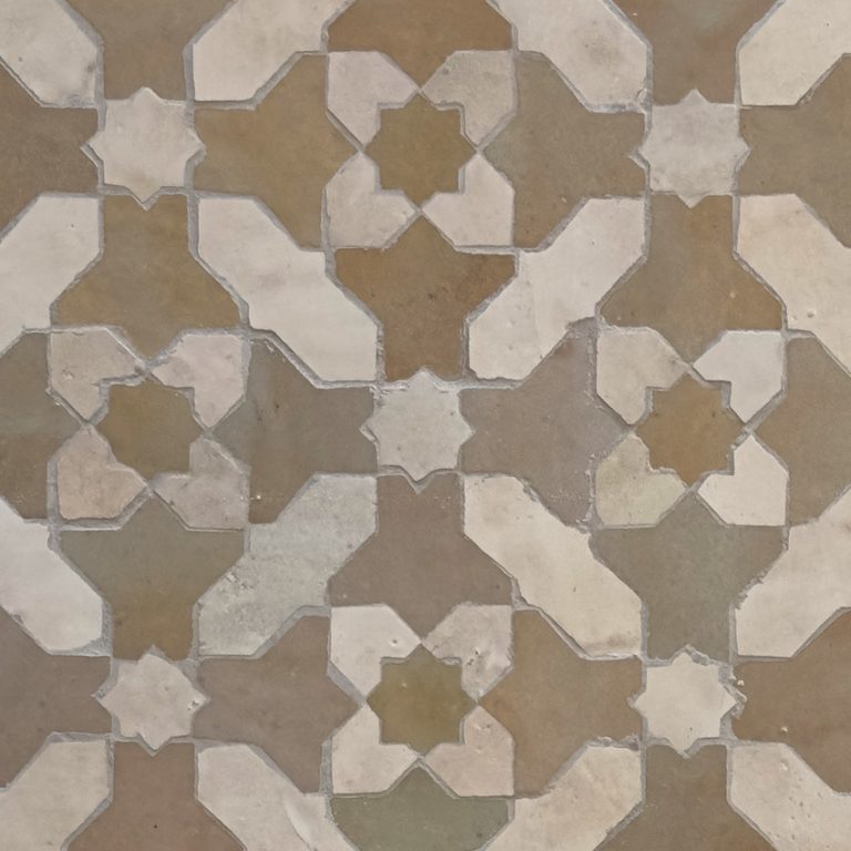 Desert White/Fog Habiba Mosaic from Garden State Tile