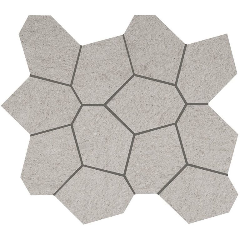 Blend Cool Polygon Mosaic UPS from Crossville