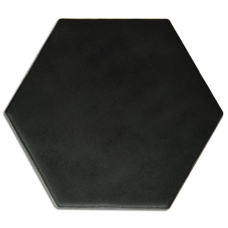 Solid Hex Green Solid Hexagon 6" x 7" from Garden State Tile