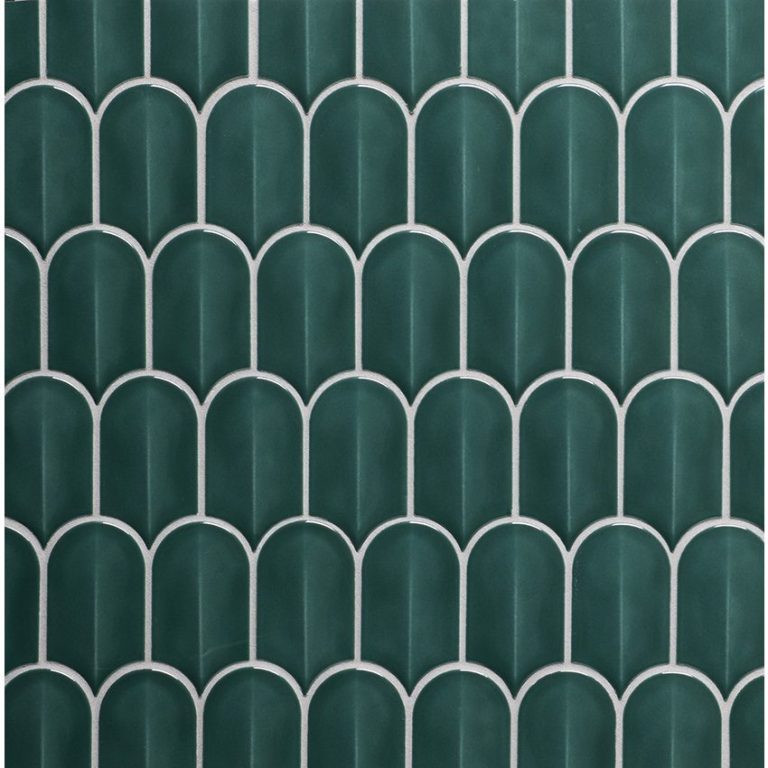 Salt Marsh 2" X 3-5/8" Scale Mosaic from Garden State Tile