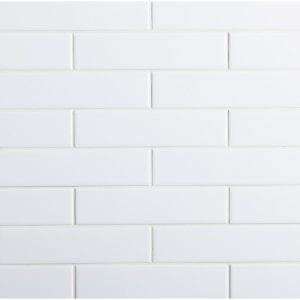 White 2" X 8" Glossy from Garden State Tile