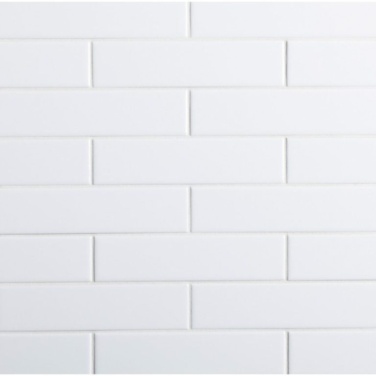 White 2" X 8" Glossy from Garden State Tile