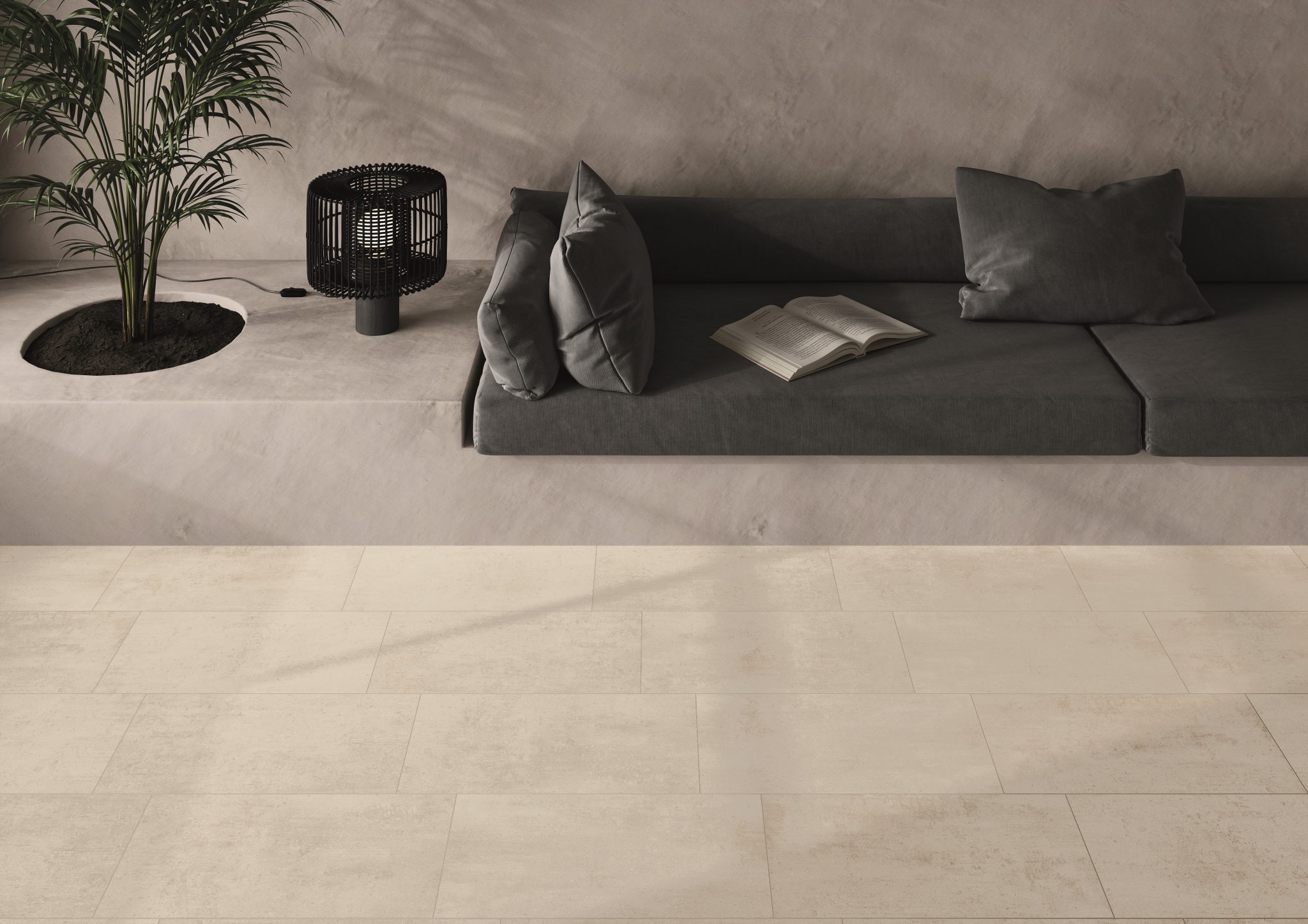 Concrete Ash 12" x 24" Unpolished from Crossville