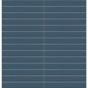 Dark Denim 1" x 6" Mosaic Glossy from Garden State Tile