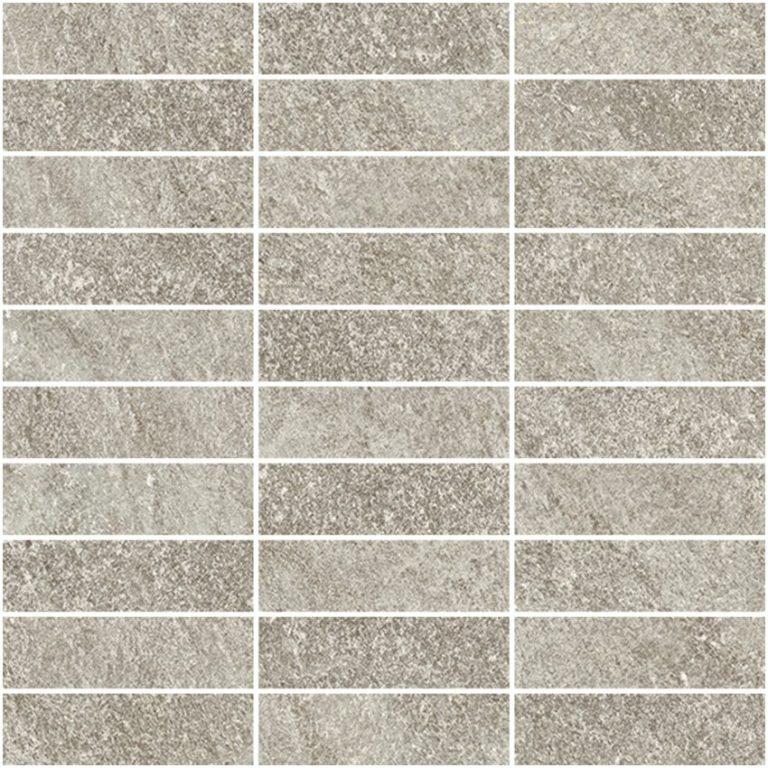 Dark 1" x 4" Muretto Mosaic 6mm