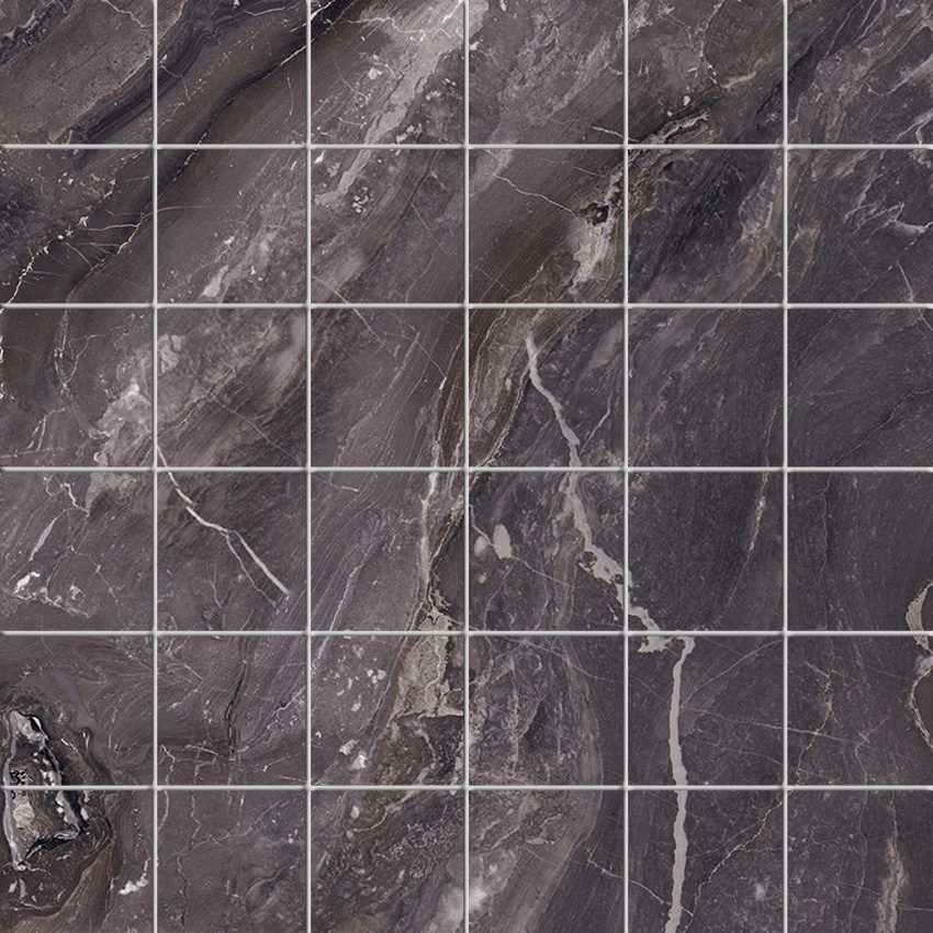 Orobico Brown 2" x 2" Mosaic Matte from Garden State Tile