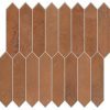 Goldensun 12" x 10" Picket Mosaic from Garden State Tile