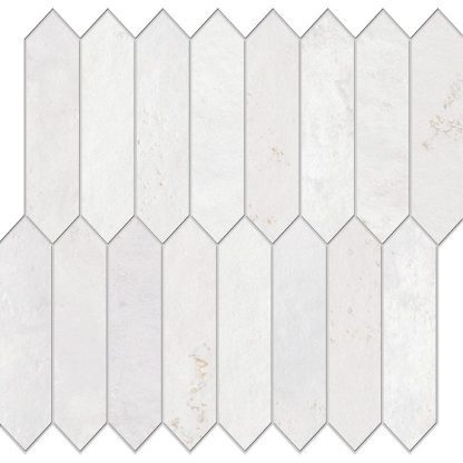 Goldensun 12" x 10" Picket Mosaic from Garden State Tile
