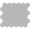 Canvas White 2" Hex Glazed Matte from Garden State Tile