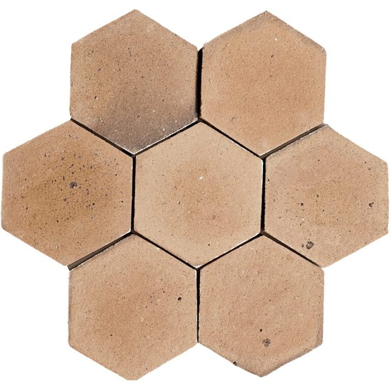 Charcoal Clay 6" x 7 Hexagon by Garden State Tile
