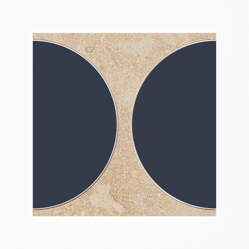 Sand 6" x 6" Bora Bora Module Mosaic from Garden State Tile