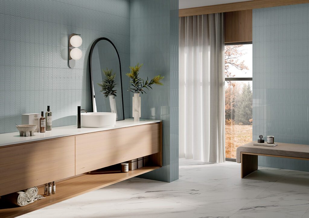 Azzurro Fold 2" x 10" Matte from Garden State Tile