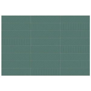 Emerald 3" x 12" Divide Glossy from Garden State Tile